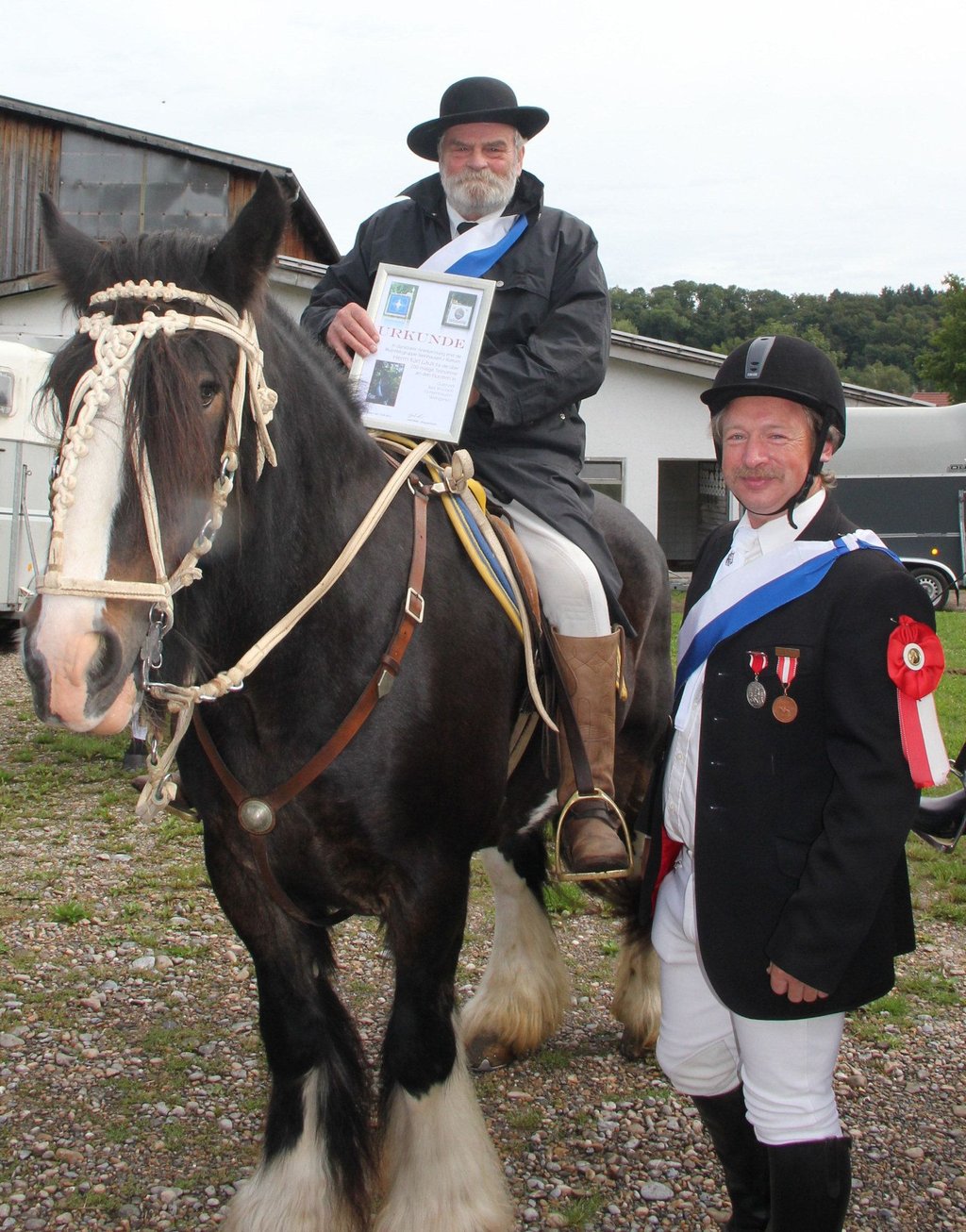 Karl Laux ist zum 65. Mal beim Wendelinusritt in Gutenzell dabei