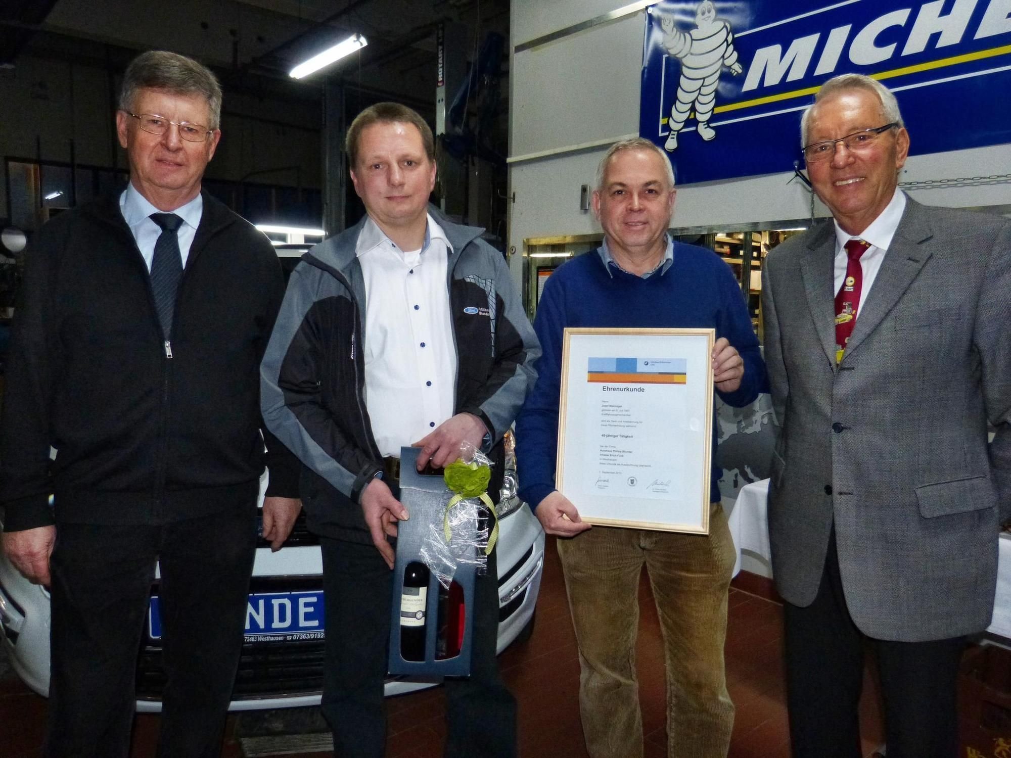 Drei Jubilare bei Blunder