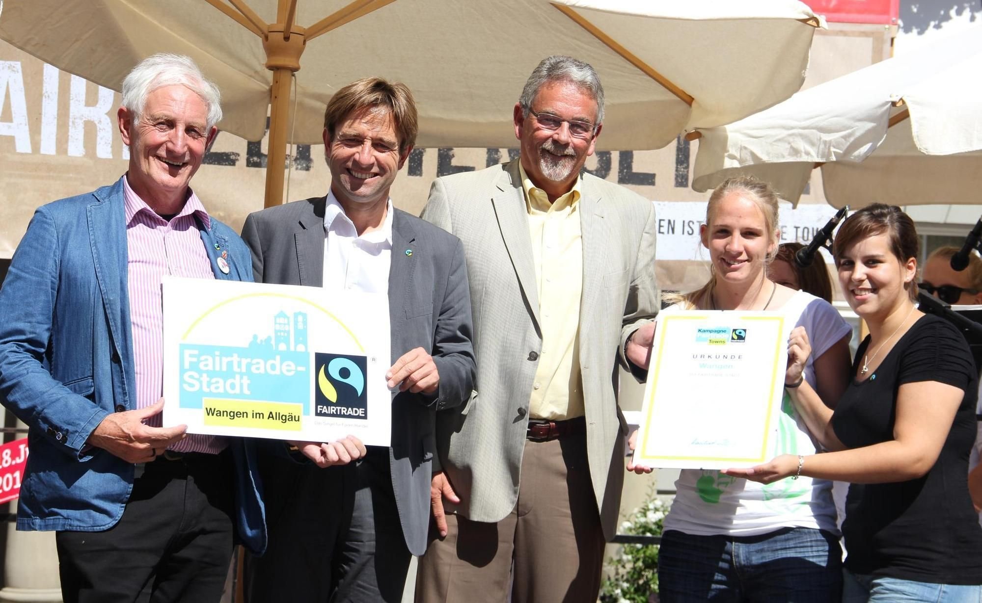 Wangen hat jetzt ein faires Gütesiegel