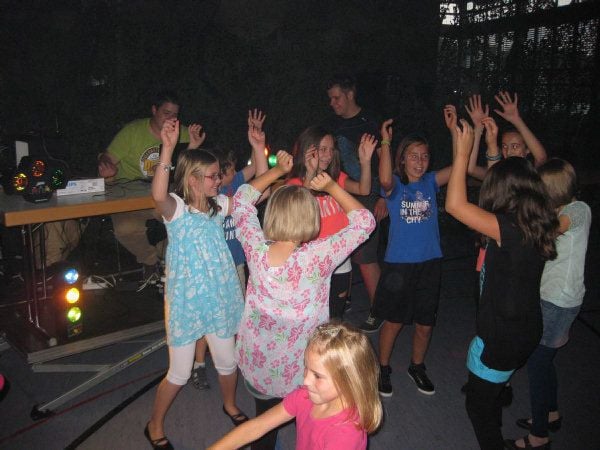 Kinderdisco ist für die Jüngsten der Hit