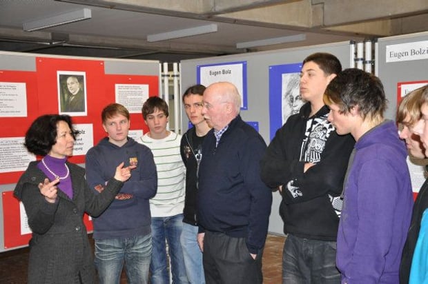 Eugen Rupf-Bolz besucht die Eugen-Bolz-Realschule