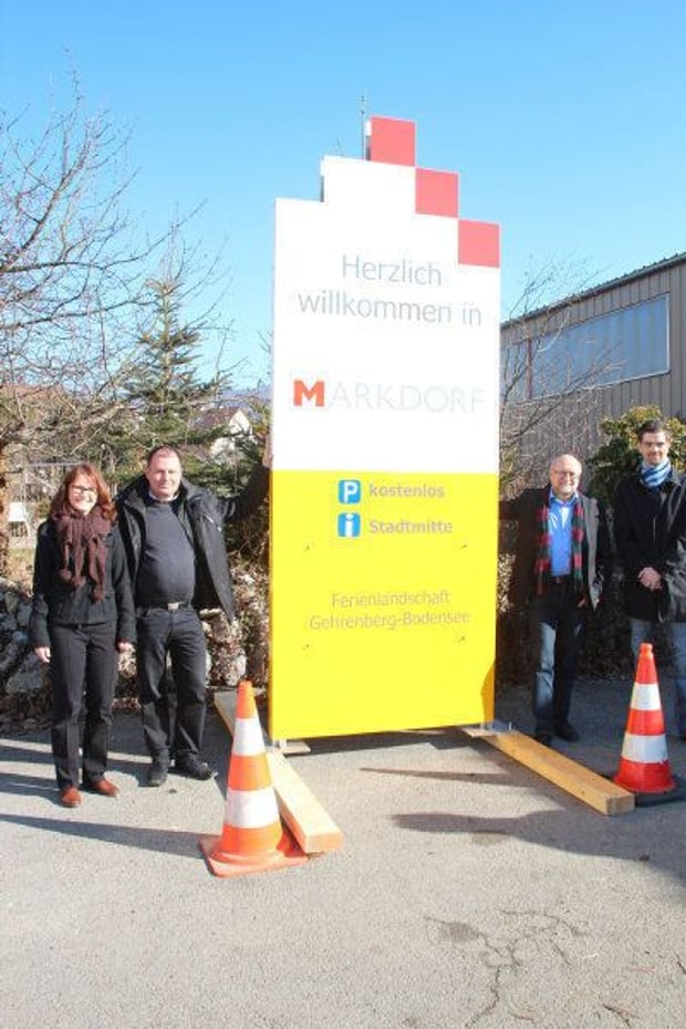 Blickfang soll die Gäste begrüßen