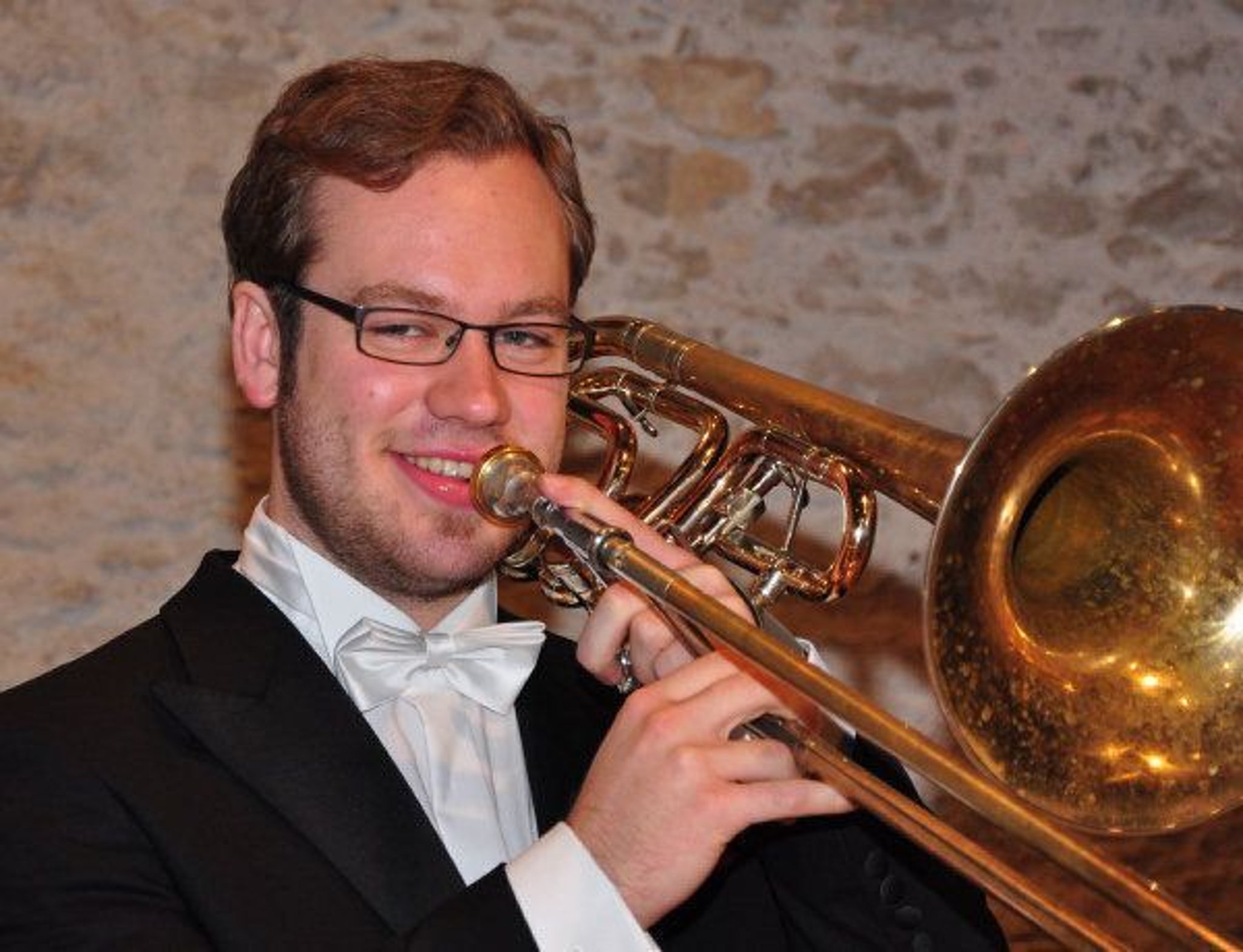 Heimspiel: Posaunist Jonas Burow kommt