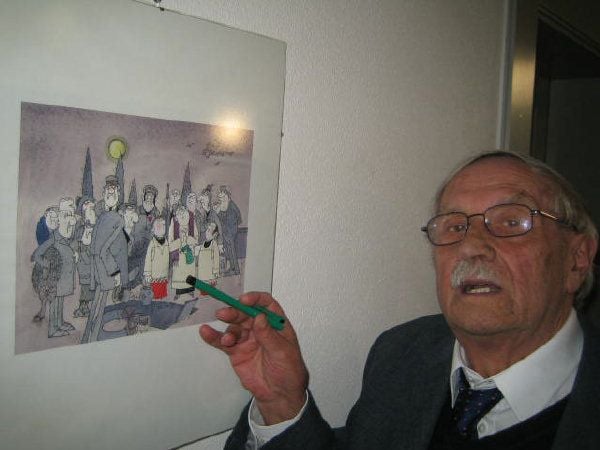 Manfred Hepperle zeigt sein saukomisches Talent