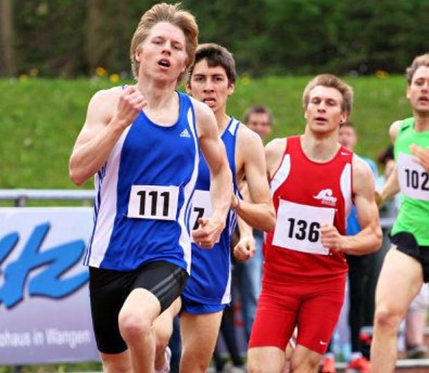Matthias Heer gewinnt 800-Meter-Lauf in Tettnang