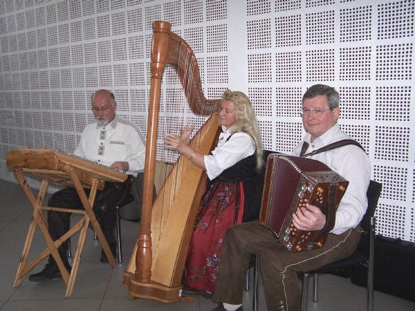 Hackbrett und Harfe sorgen für Harmonie