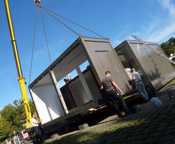 Auch im Container lässt es sich lernen