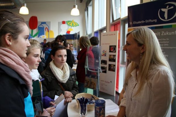 Lisa, Leonie und Sabrina auf ihrem Weg in die Zukunft