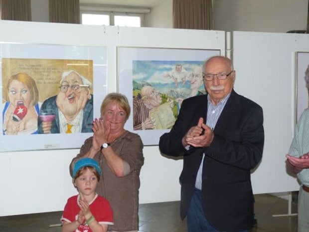 „Ich suche mir Schlagzeilen zum Malen“