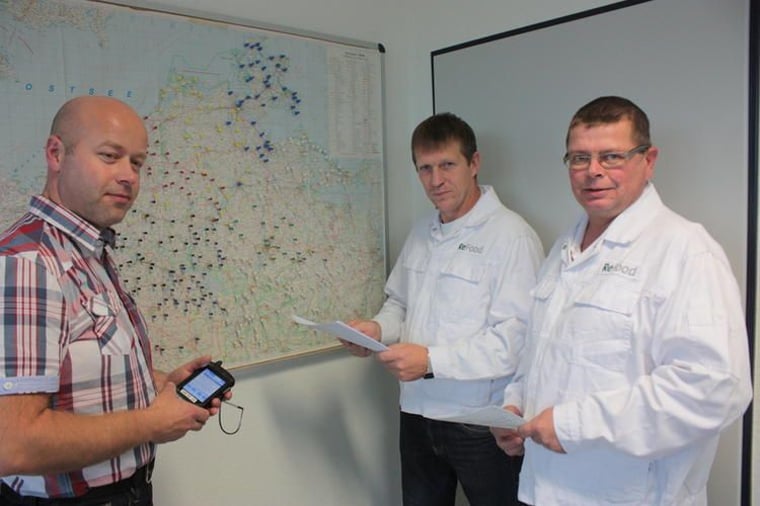 Die Dienstleistung im Hintergrund