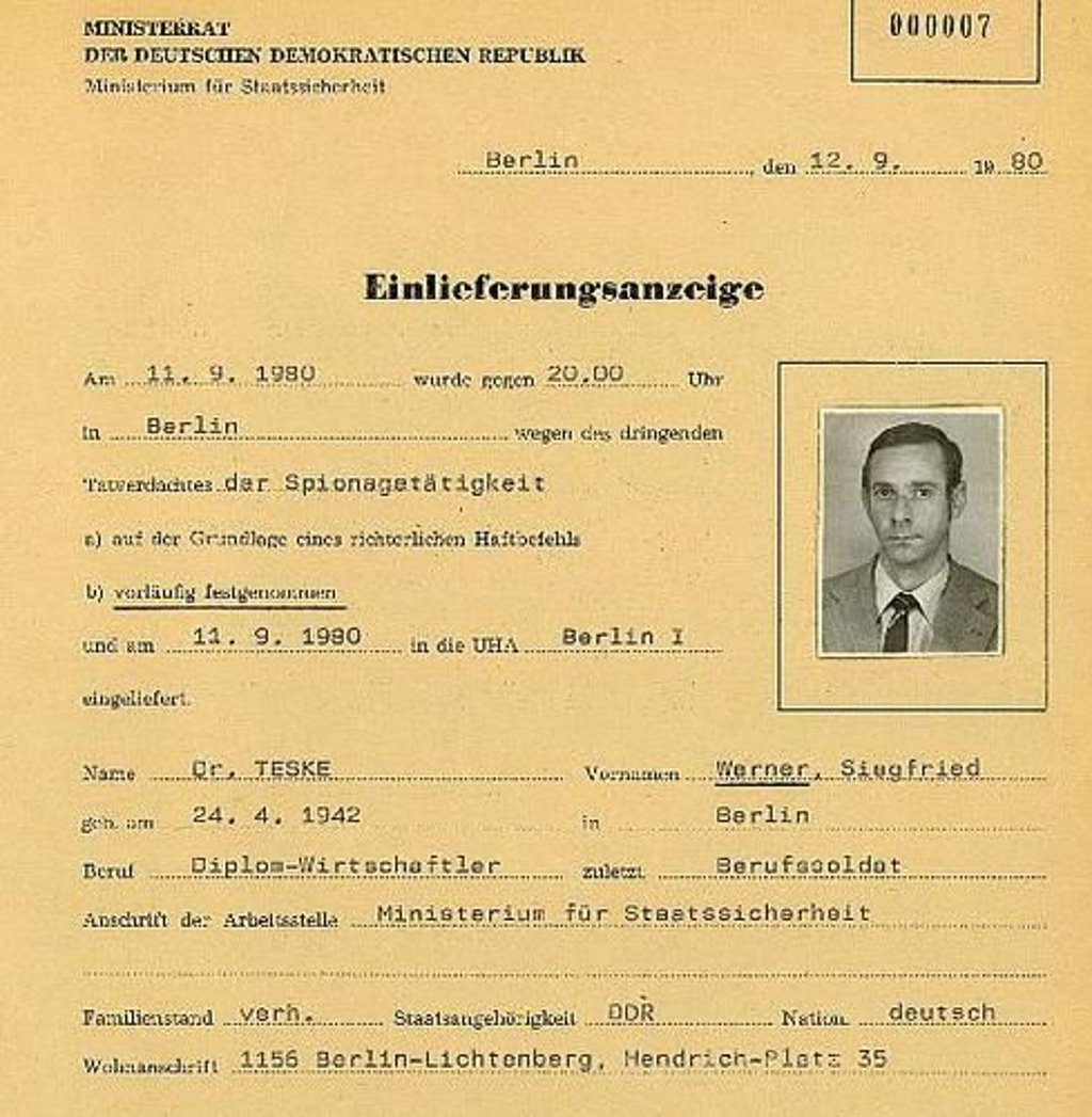 Der Fall Teske – die letzte Hinrichtung in der DDR