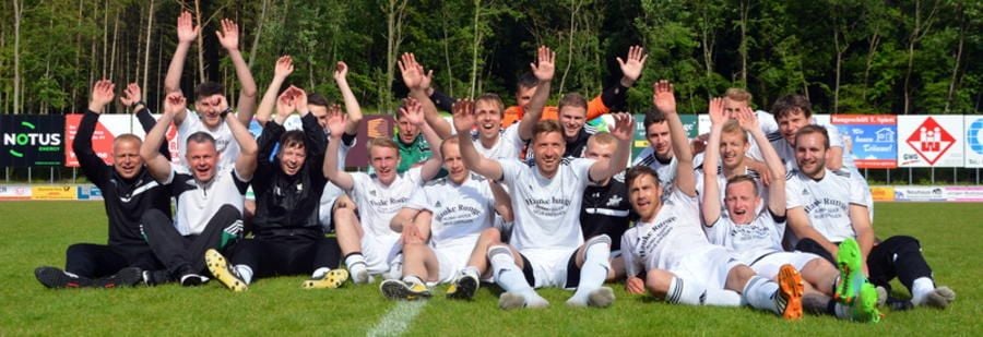 TSG Neustrelitz II feiert den Aufstieg