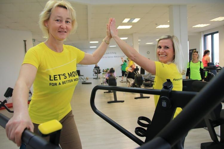 Fitness für die Oberschule in Prenzlau