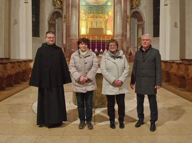 Mitarbeiterehrung 2022 im Kloster Beuron