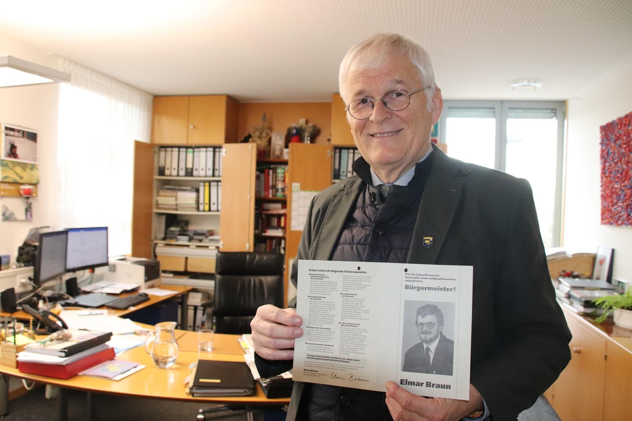 Deutschlands erster Gründer Bürgermeister - Braun hört auf