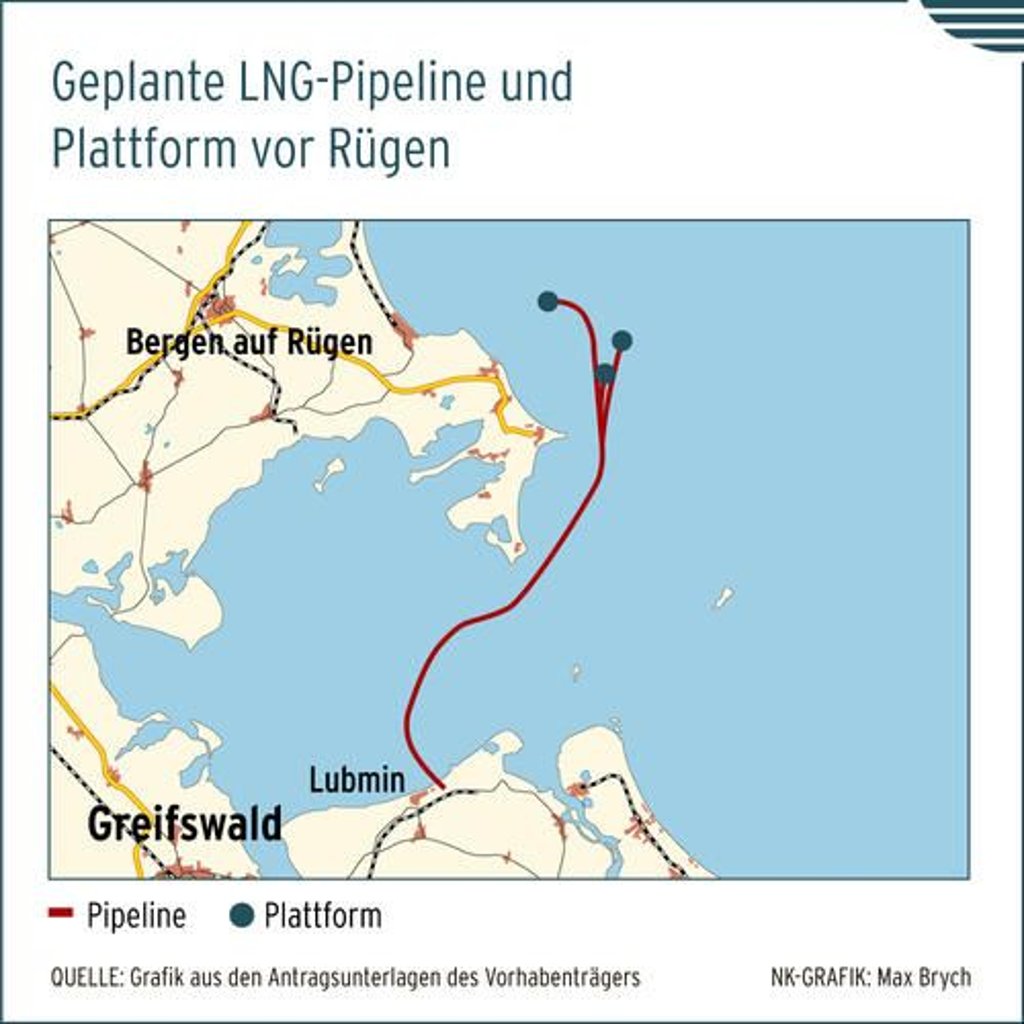 Erbitterter Widerstand gegen LNG-Terminal vor Rügen