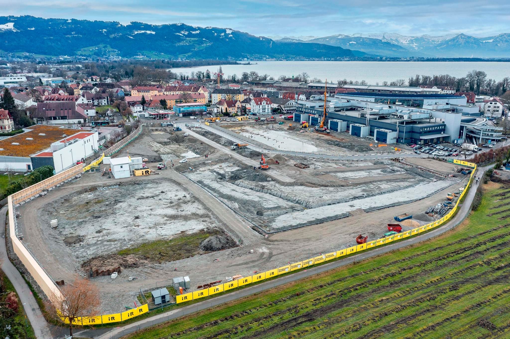 Lindau: Bauarbeiten im Vierlinden–Quartier haben begonnen