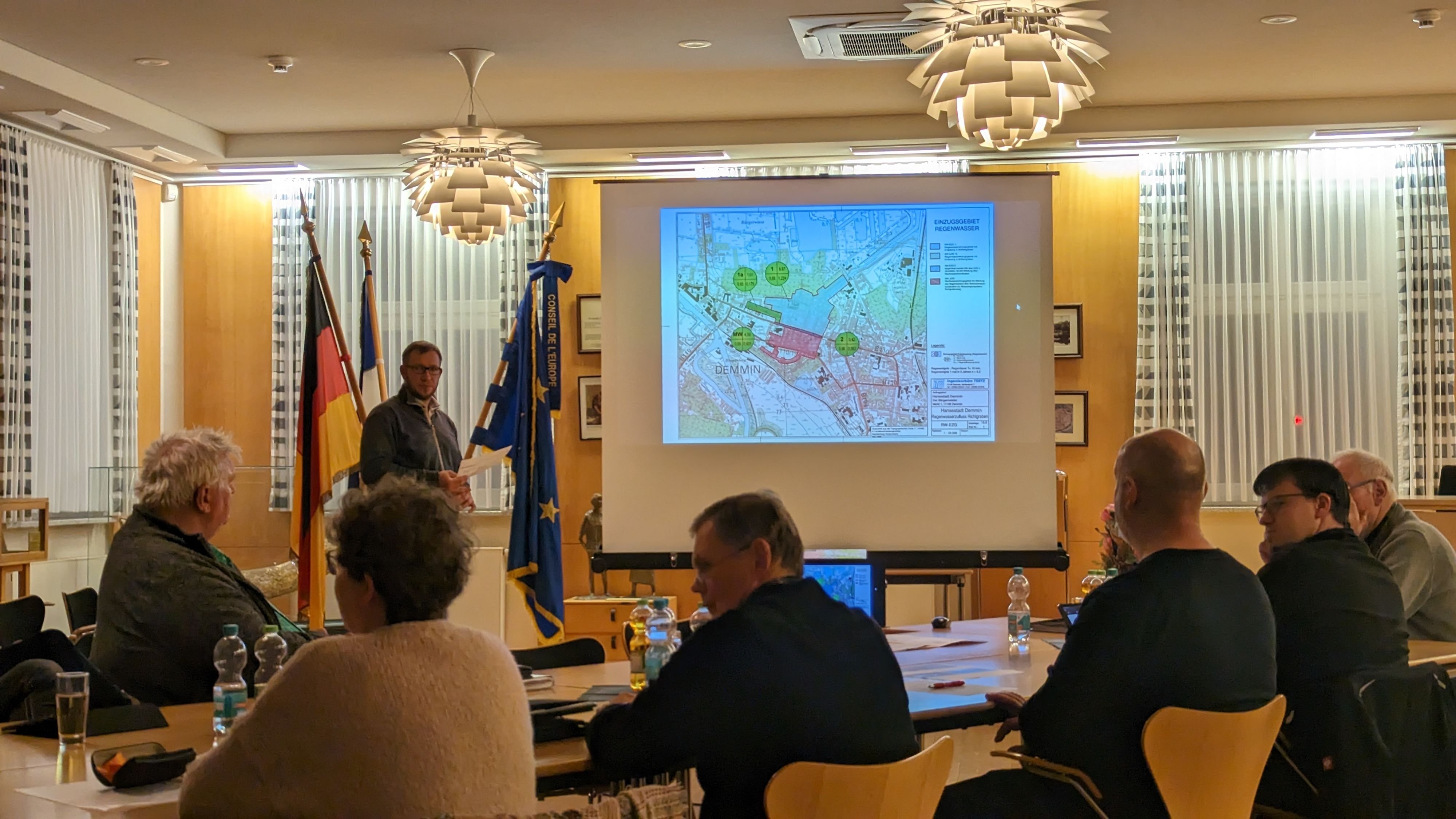 Neue Technik im Rathaussaal Demmin schwieriger als gedacht