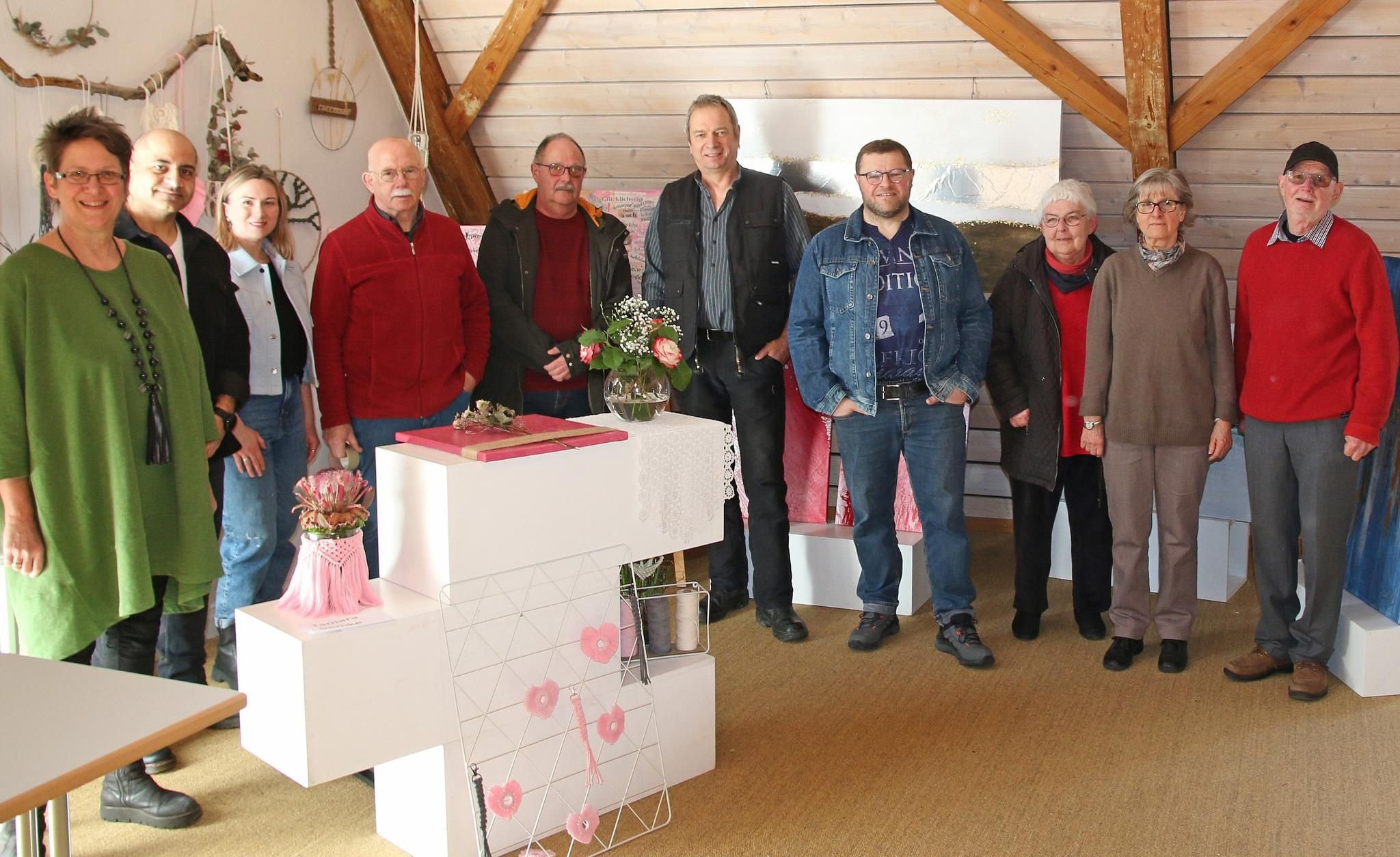 Hobbykünstler präsentieren ihre Werke