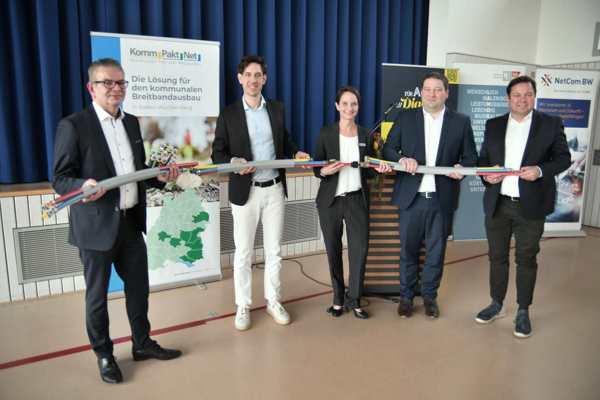 Meilenstein für den Breitbandausbau im Landkreis Biberach