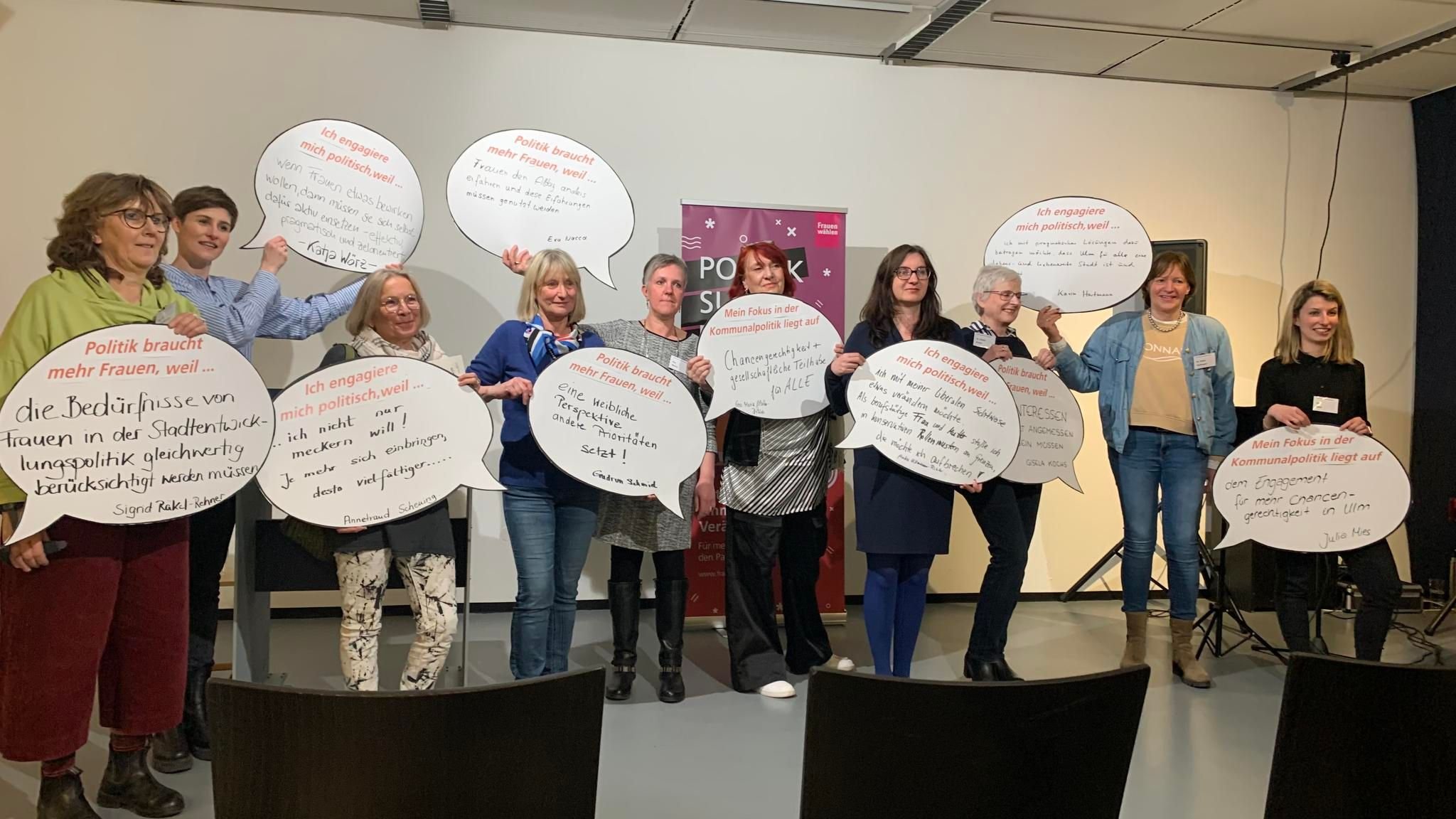 Frauen setzen sich in Ulm für Gleichberechtigung im Gemeinderat ein