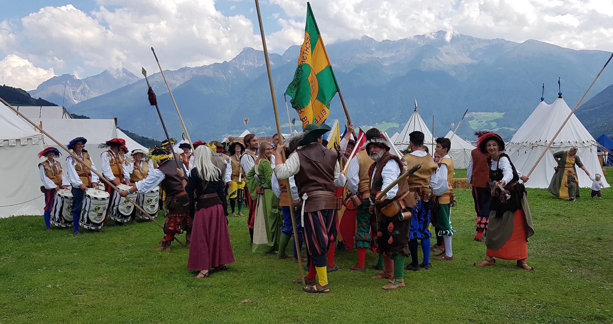 Mittelalterfest Biberach Hölzle Lager Landsknechte