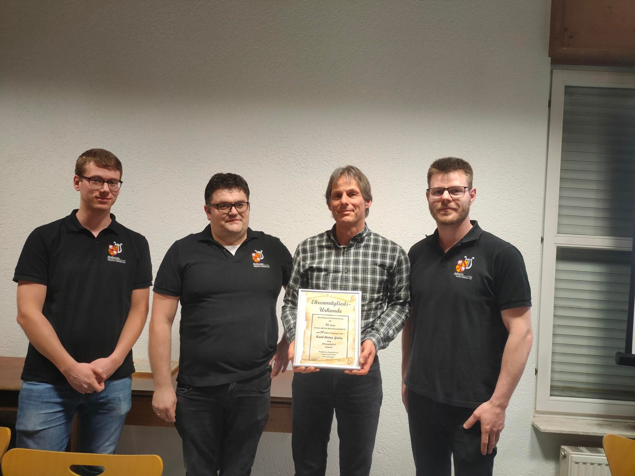 Jahreshauptversammlung des Musikvereins Neufra