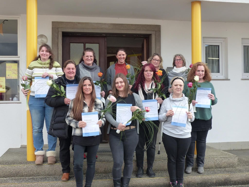 Zertifikatsübergabe beim Tagesmütterverein Biberach