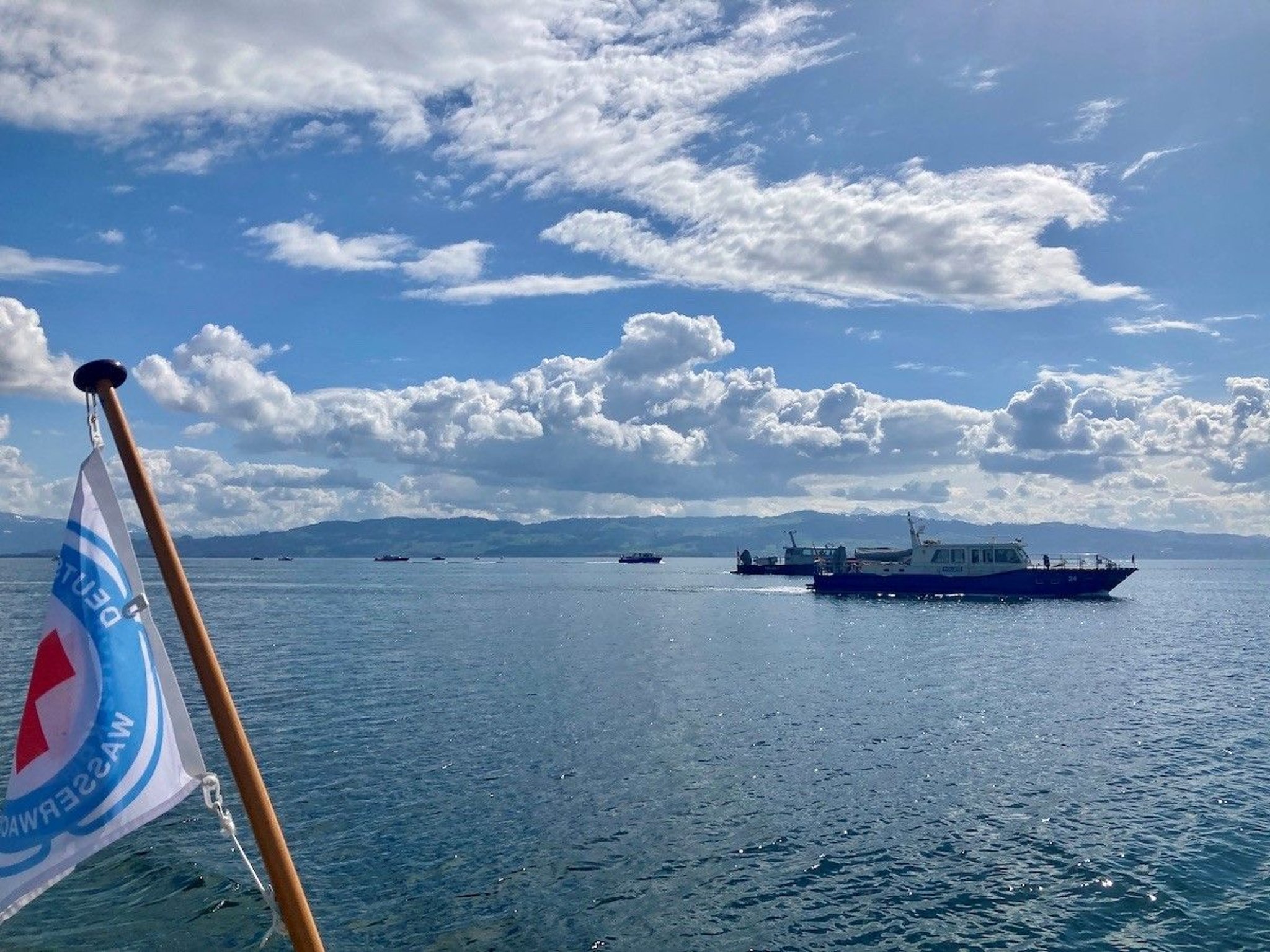 Internationale Seenotübung auf dem Bodensee