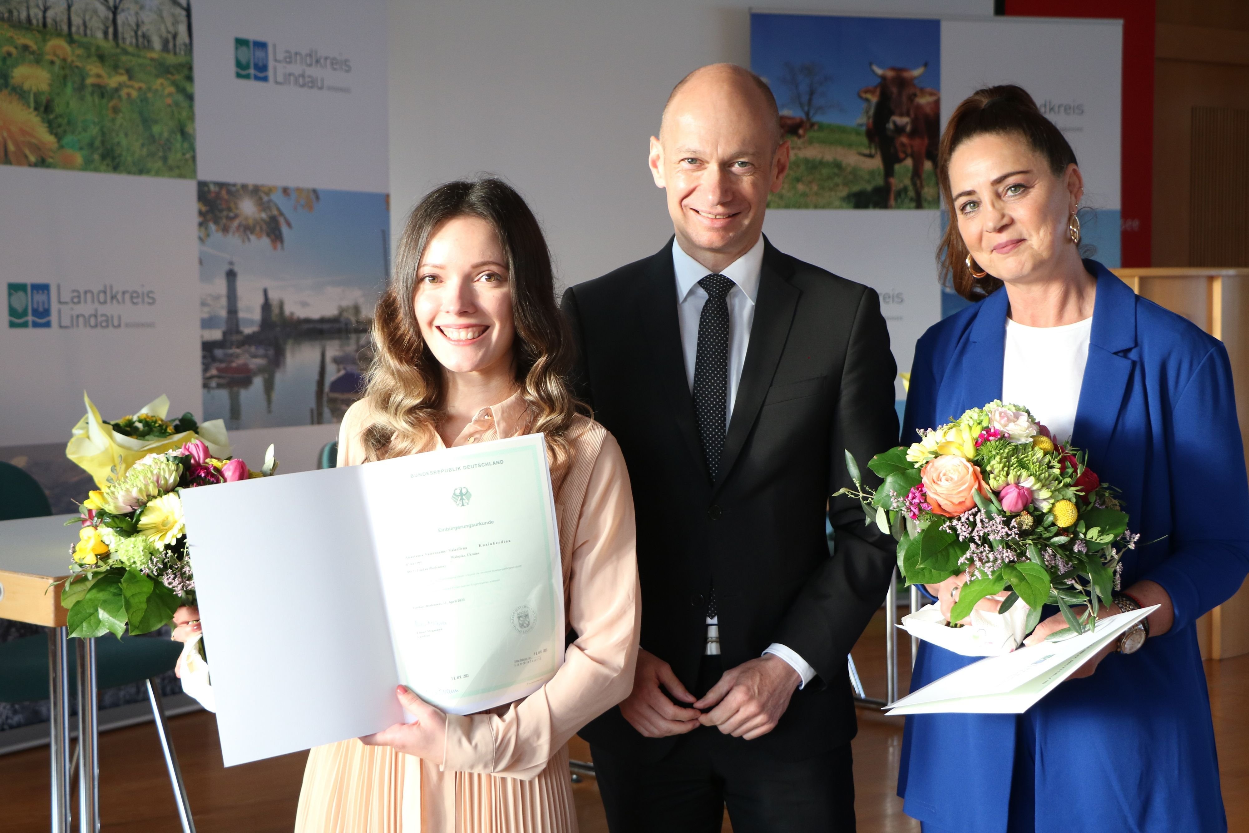 Einbürgerungsfeier im Landkreis Lindau