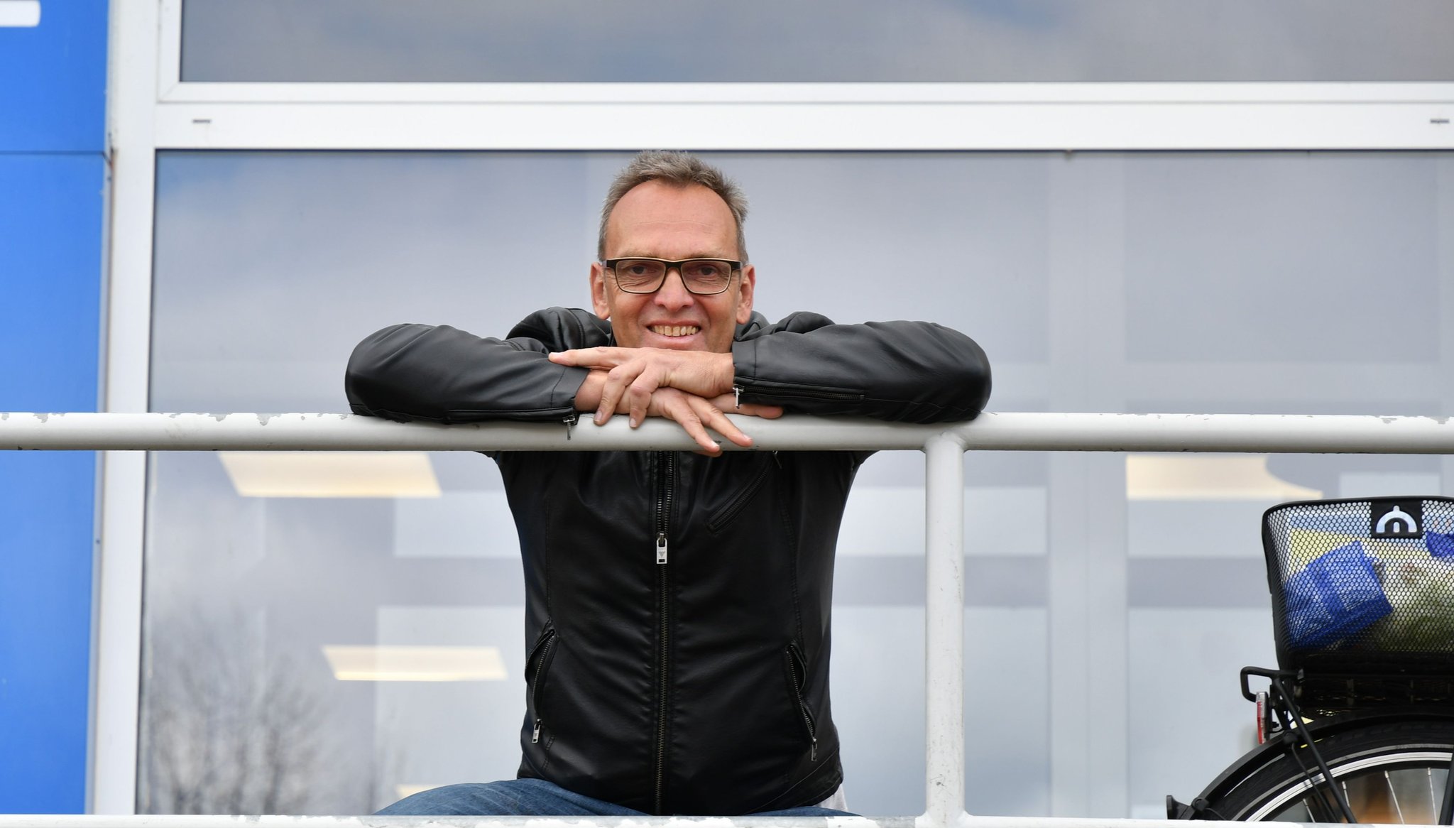 Radsport–Legende Olaf Ludwig auf Stippvisite in Pasewalk