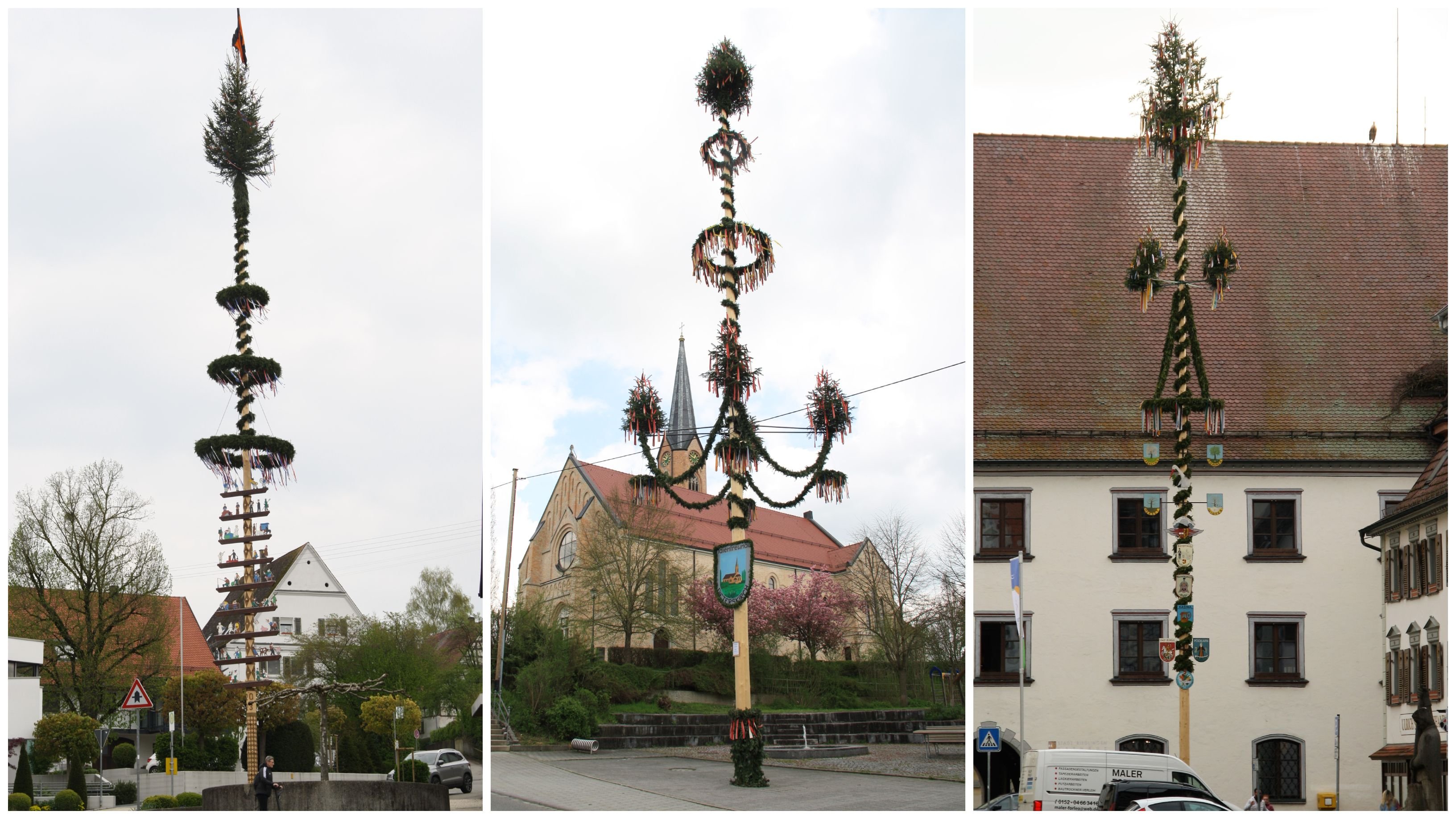 Jetzt abstimmen beim Maibaum-Voting für den Landkreis Biberach