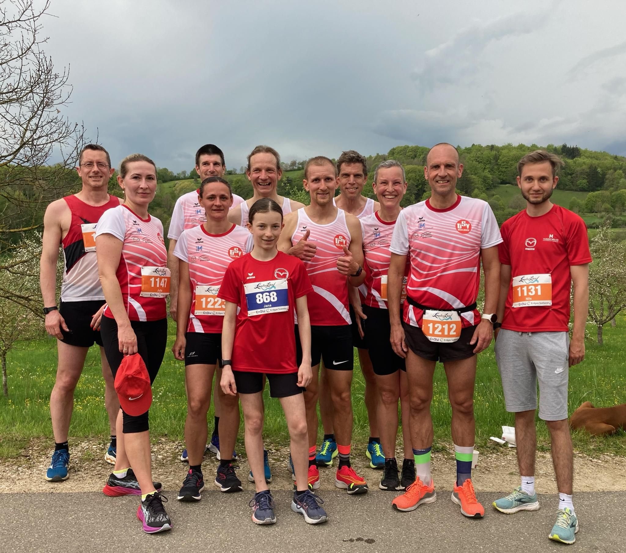 Lauterlauf 2023 mit zahlreichen TSV Läufern