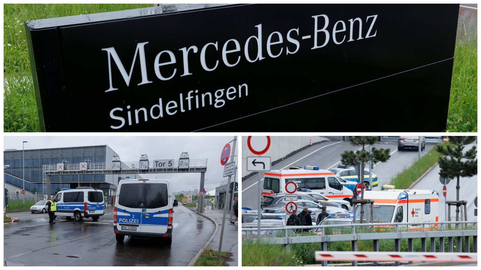 Schüsse auf Mercedes-Werksgelände: Tote in Sindelfingen