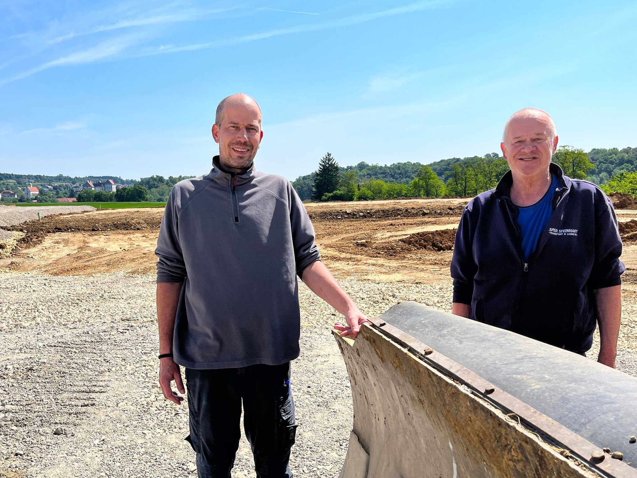 Baustelle an der B32: Spedition in Sigmaringendorf baut neue Hallen