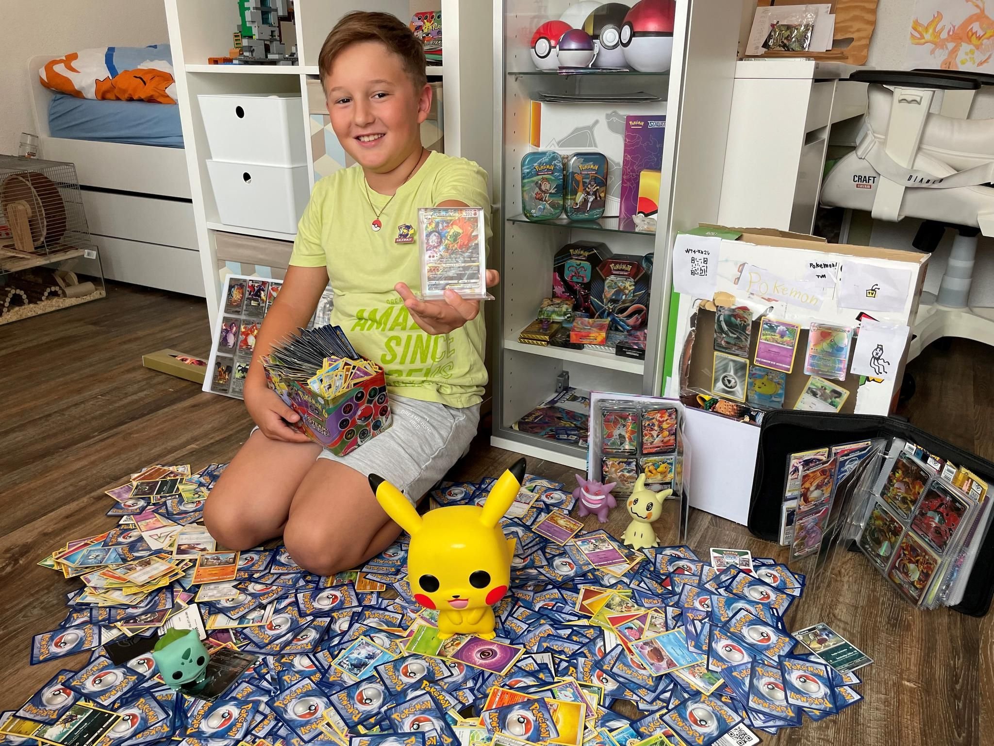 „Pokémon“-Hype: Zehnjähriger sammelt in vier Jahren knapp 3000 Karten