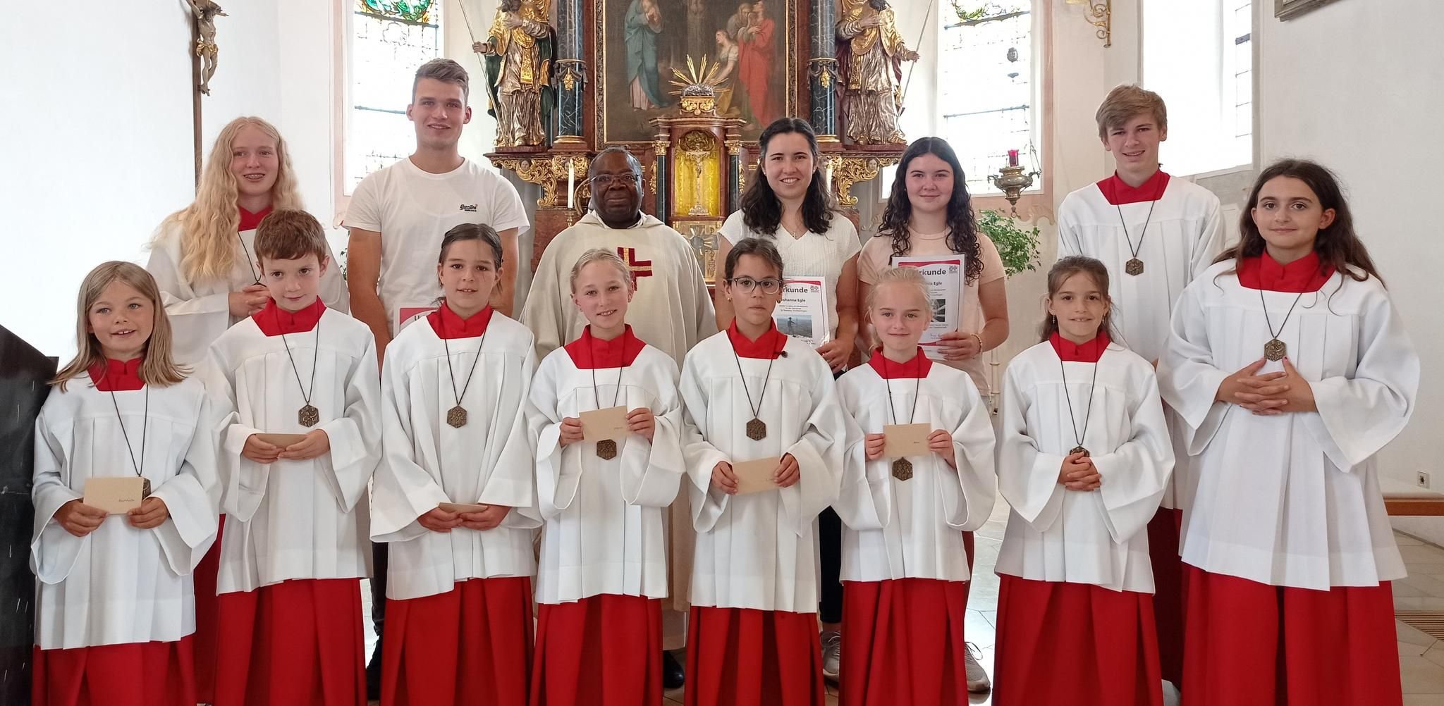 Ministranten Kirchbierlingen bekommen Verstärkung