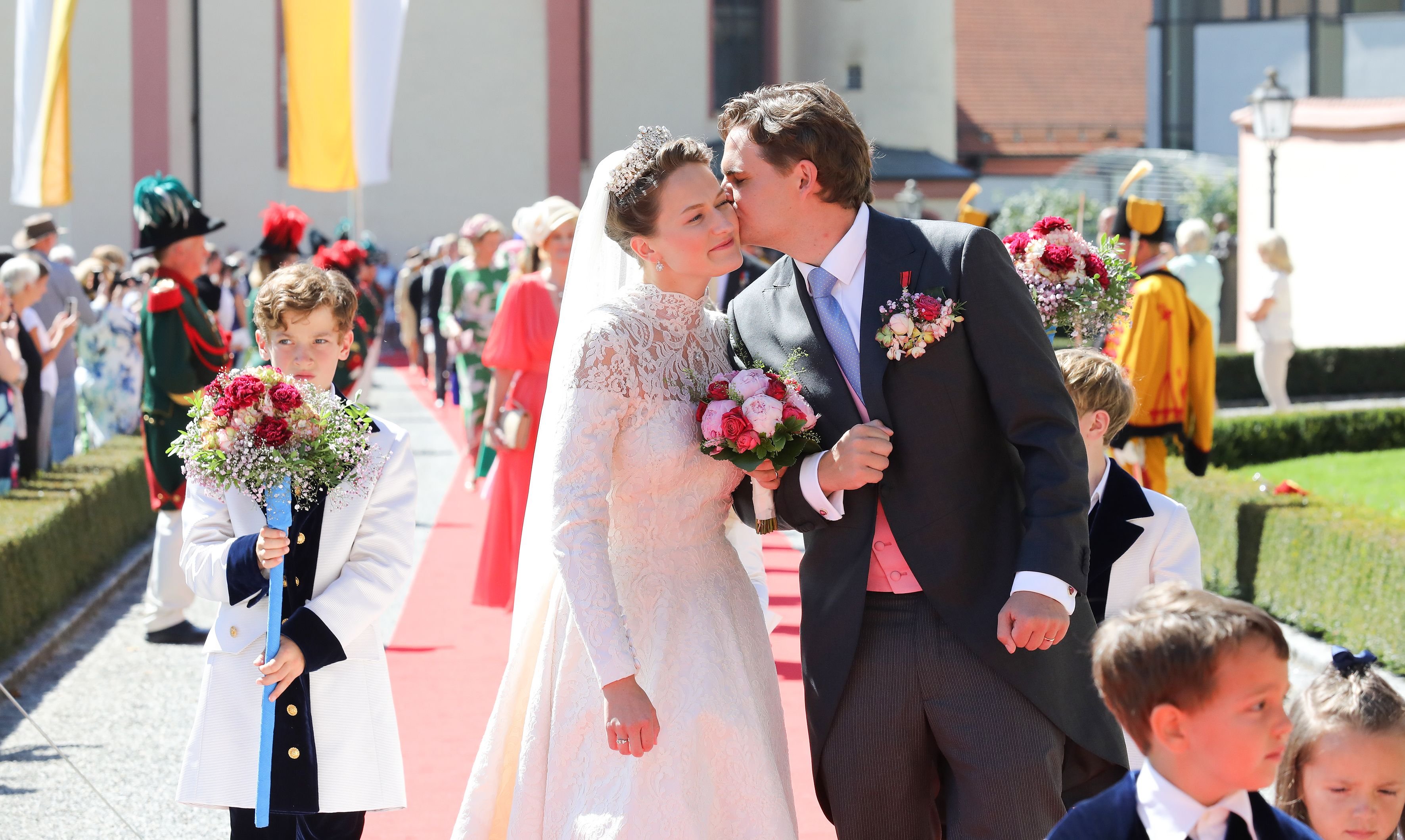 Herzogin Marie–Amélie von Württemberg heiratet im Schloss Altshausen